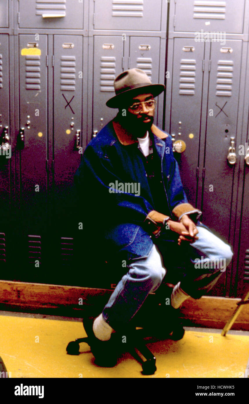JUNGLE FEVER, director Spike Lee, on set, 1991. (c)Universal Pictures ...