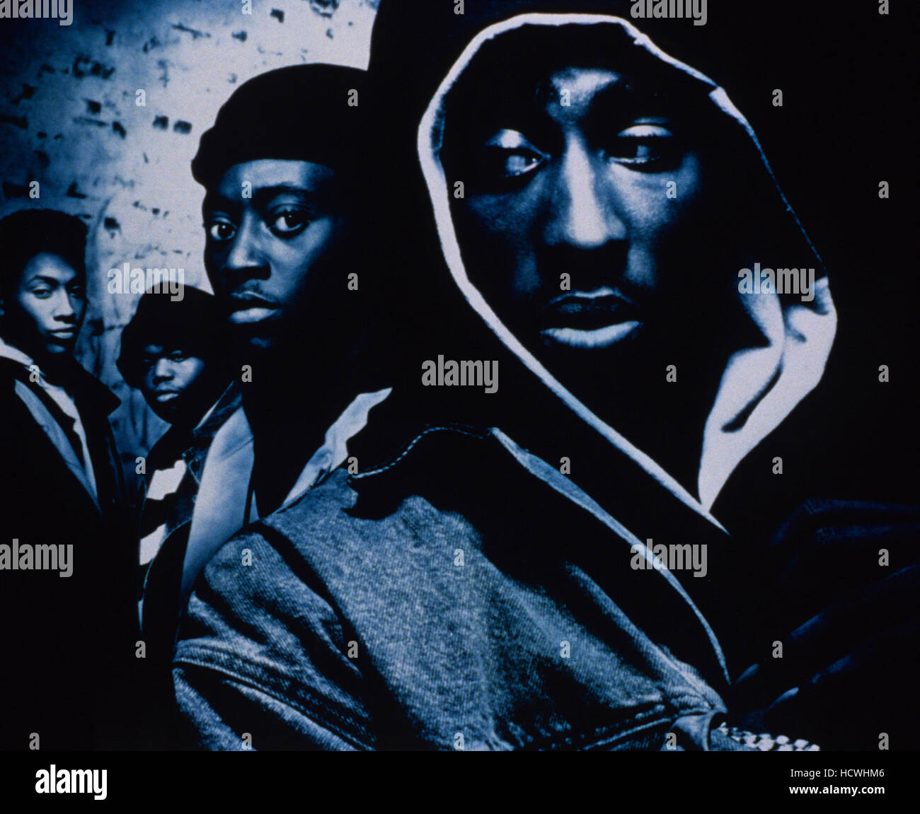JUICE, Tupac Shakur 9front), Omar Epps (center), 1992, © Paramount ...