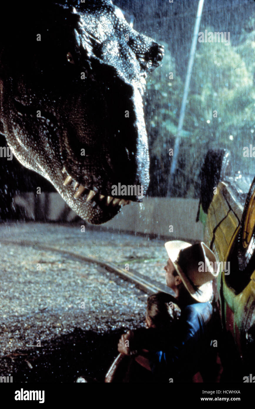 JURASSIC PARK, Ariana Richards, Sam Neill, 1993 Stock Photo - Alamy