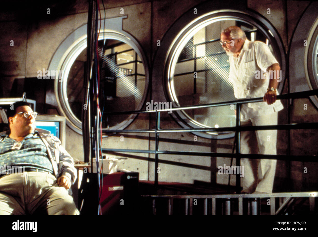 JURASSIC PARK, Wayne Knight, Richard Attenborough, 1993. (c) Universal ...