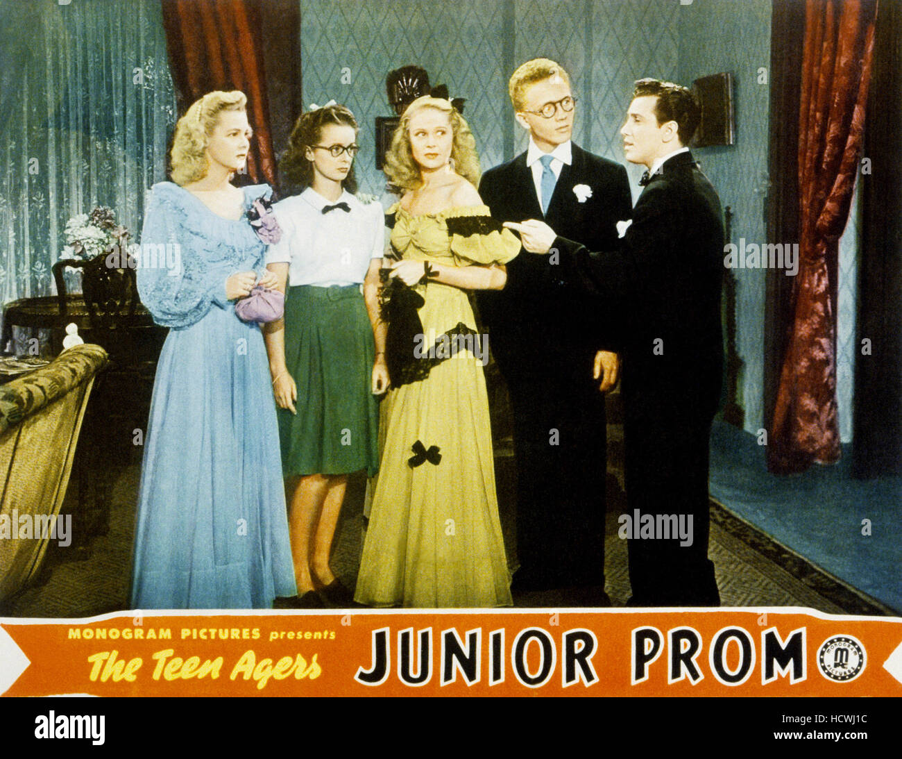 JUNIOR PROM, from left, Judy Clark, Noel Neill, June Preisser, Warren ...