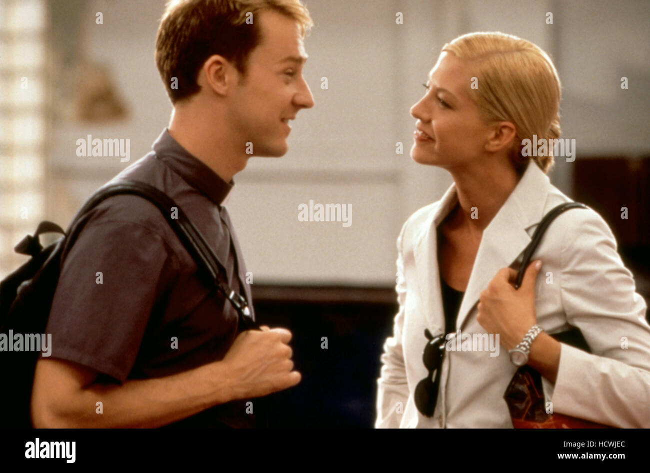 KEEPING THE FAITH, Edward Norton, Jenna Elfman, 2000, (c)Touchstone ...