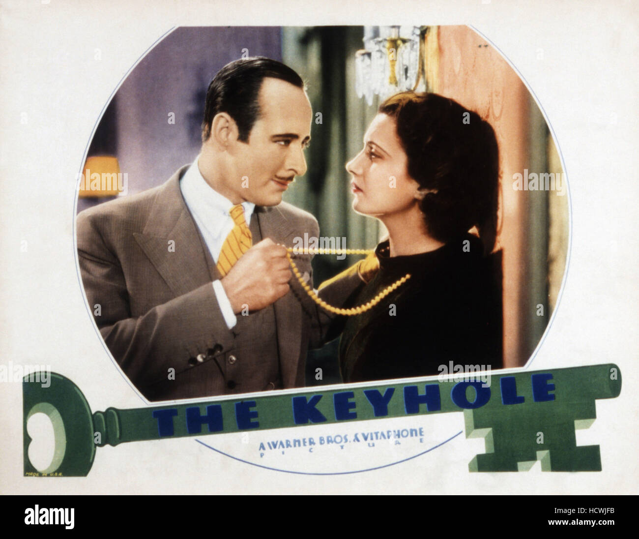 THE KEYHOLE, Monroe Owsley, Kay Francis, 1933 Stock Photo - Alamy