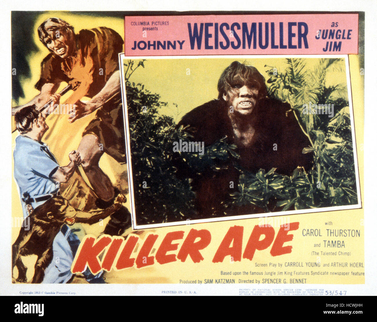 KILLER APE, Max Palmer (center), 1953 Stock Photo - Alamy