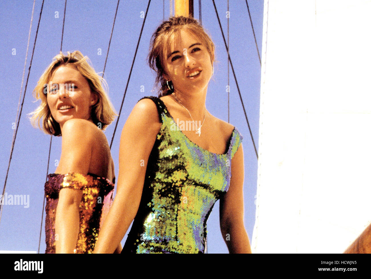 KILL CRUISE, Patsy Kensit, Elizabeth Hurley, 1990 Stock Photo - Alamy