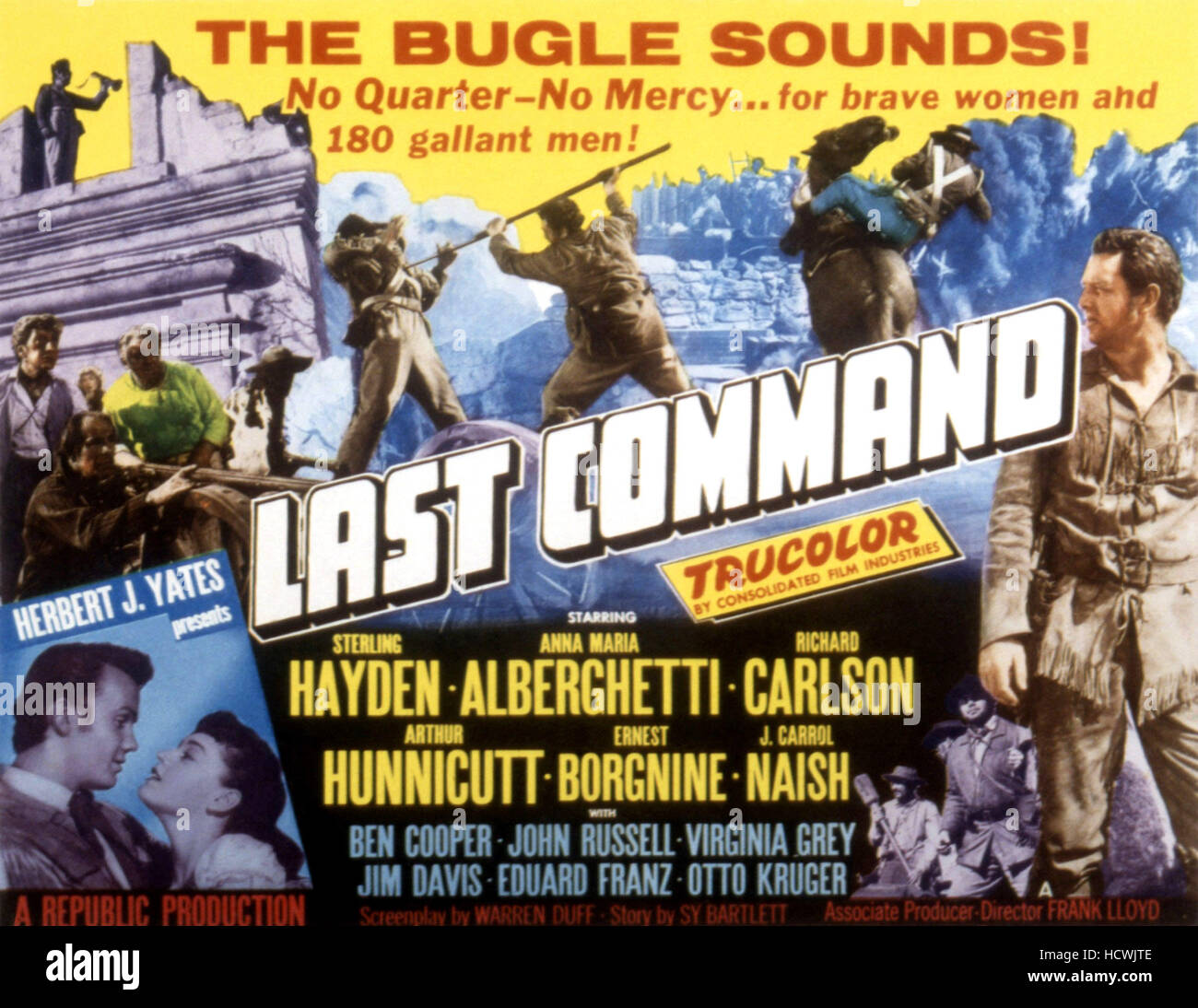 THE LAST COMMAND, Sterling Hayden, Anna Maria Alberghetti, Richard ...