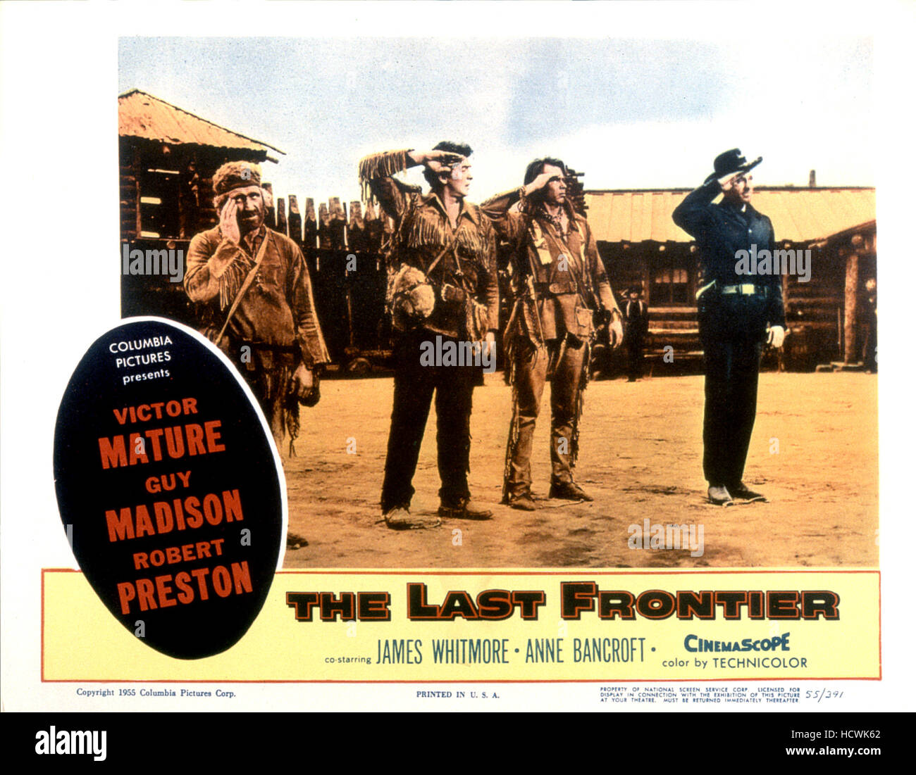 THE LAST FRONTIER, James Whitmore, Victor Mature, Pat Hogan, Guy ...