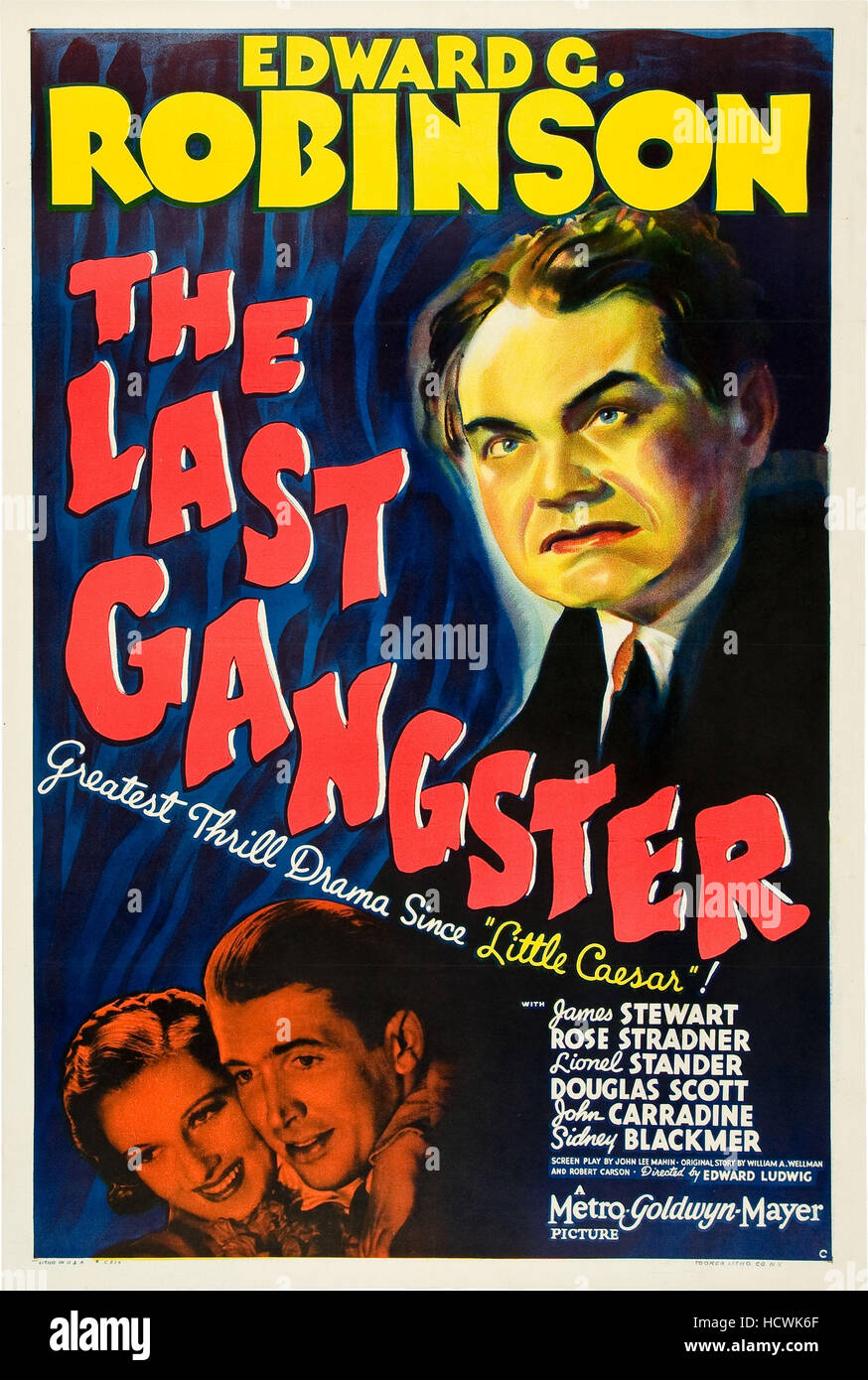 LAST GANGSTER, Rose Stradner, James Stewart, Edward G. Robinson, 1937 ...