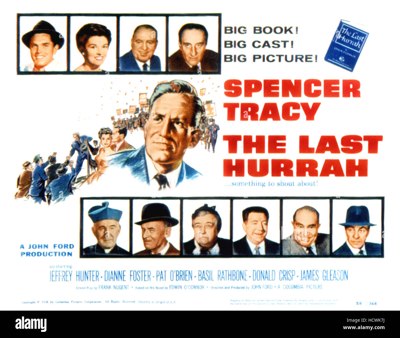 THE LAST HURRAH, Spencer Tracy, (poster art), 1958 Stock Photo - Alamy