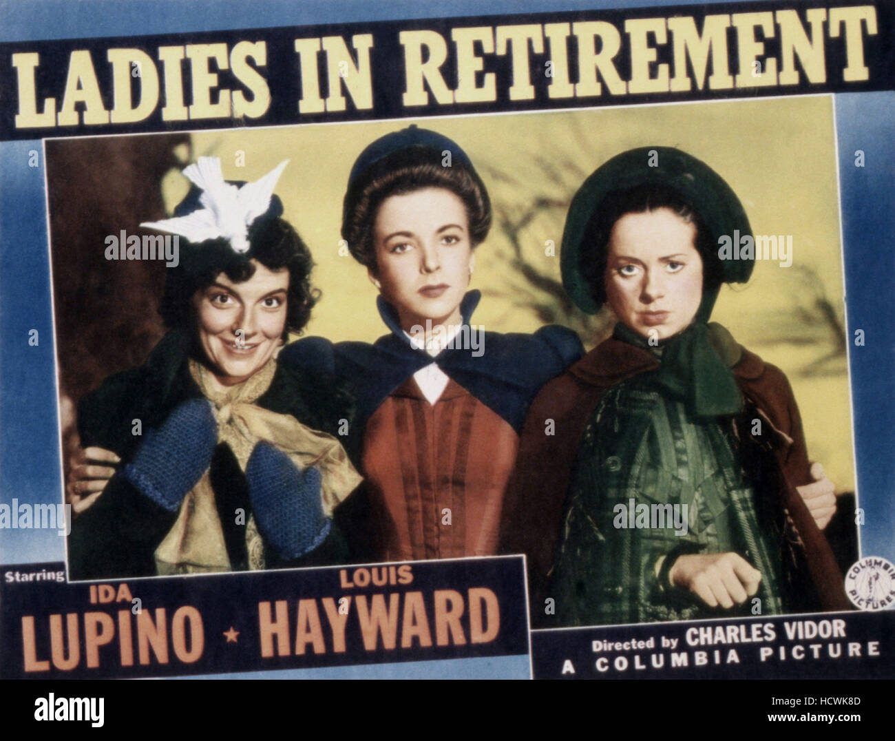 LADIES IN RETIREMENT, Edith Barrett, Ida Lupino, Elsa Lanchester, 1941 ...
