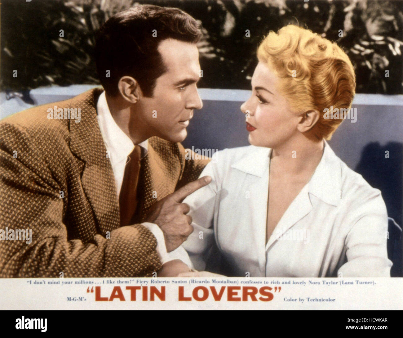 LATIN LOVERS, Ricardo Montalban, Lana Turner, 1953 Stock Photo - Alamy