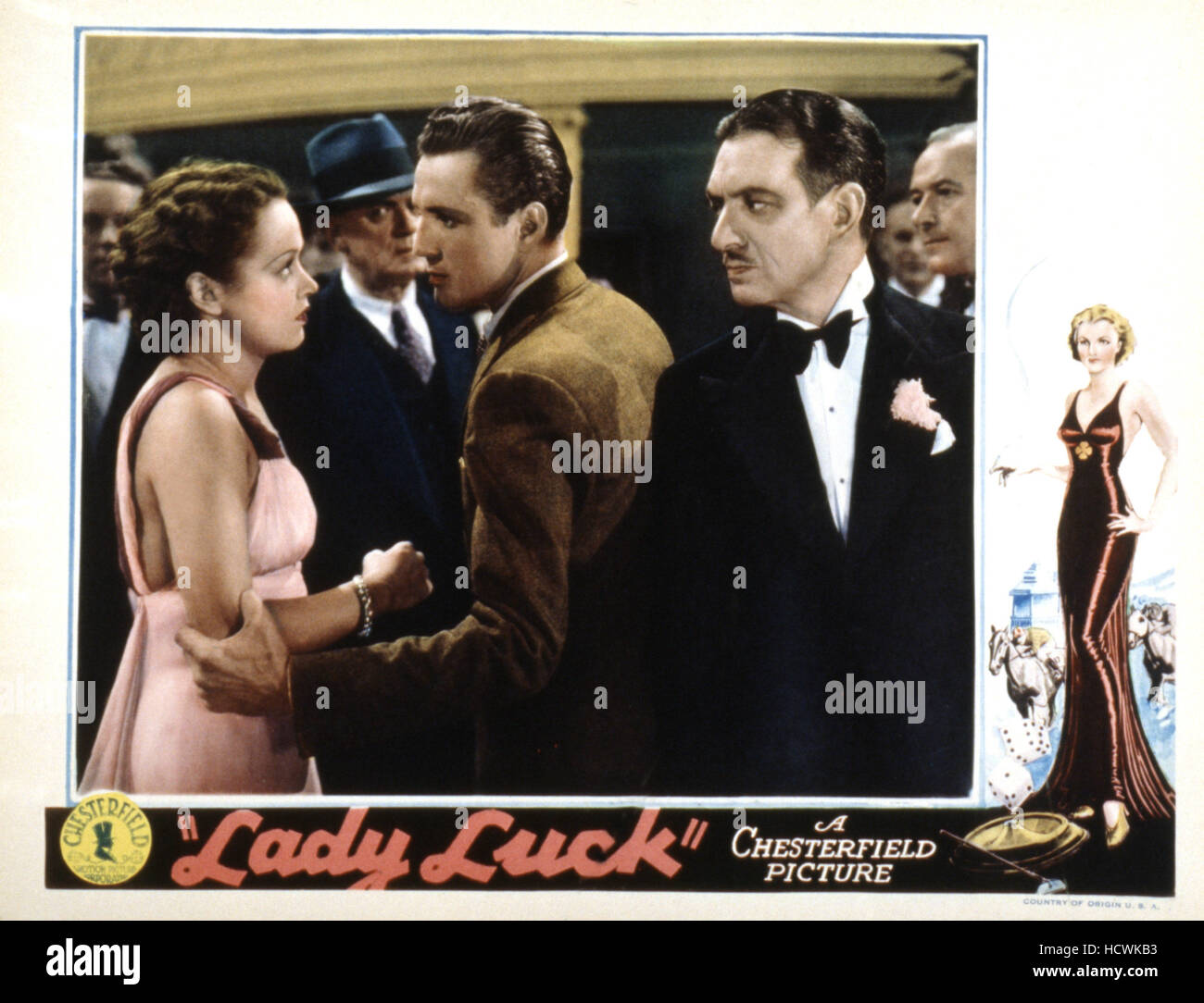 LADY LUCK, front from left: Patricia Farr, William Bakewell, Jameson ...