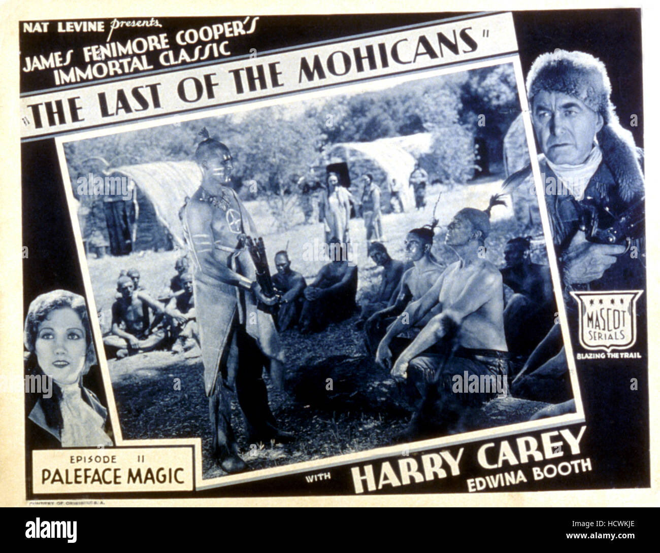 LAST OF THE MOHICANS, Bob Kortman, 1932 Stock Photo - Alamy