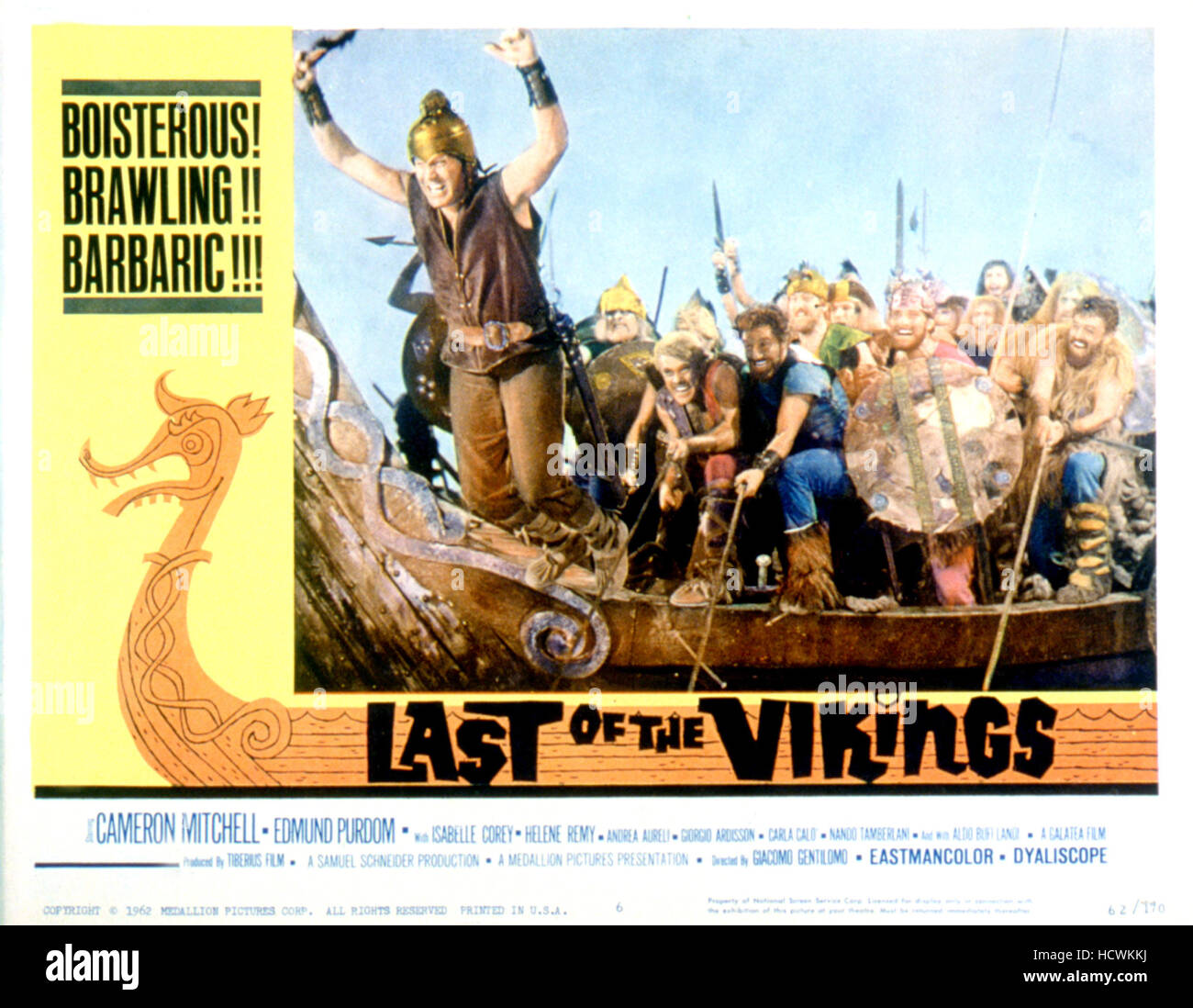 LAST OF THE VIKINGS, Cameron Mitchell, 1961 Stock Photo - Alamy