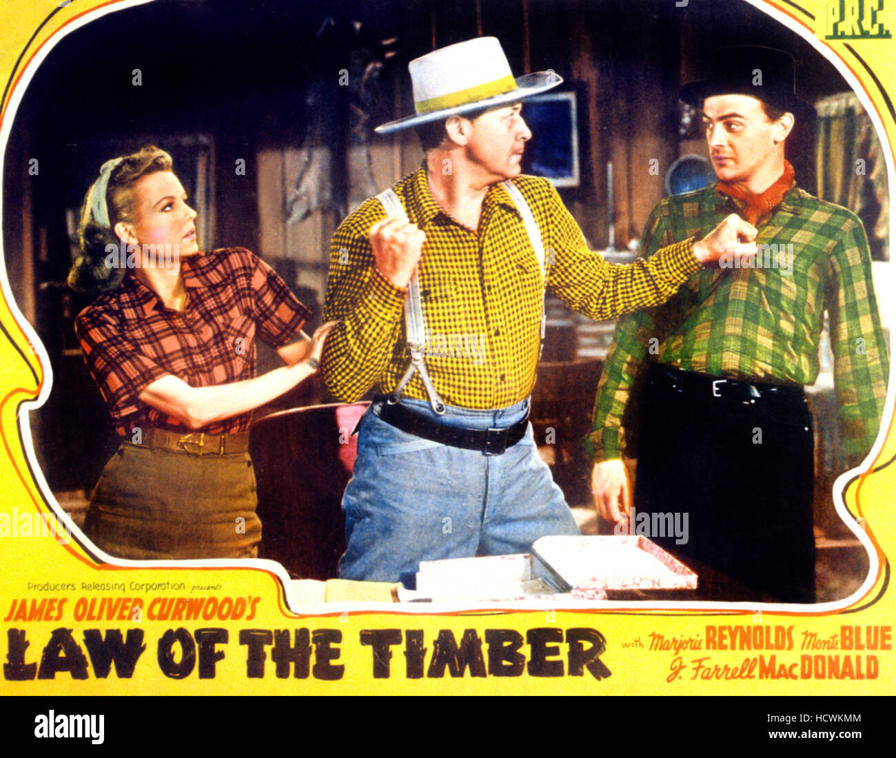LAW OF THE TIMBER, left: Marjorie Reynolds on lobbycard, 1941 Stock ...