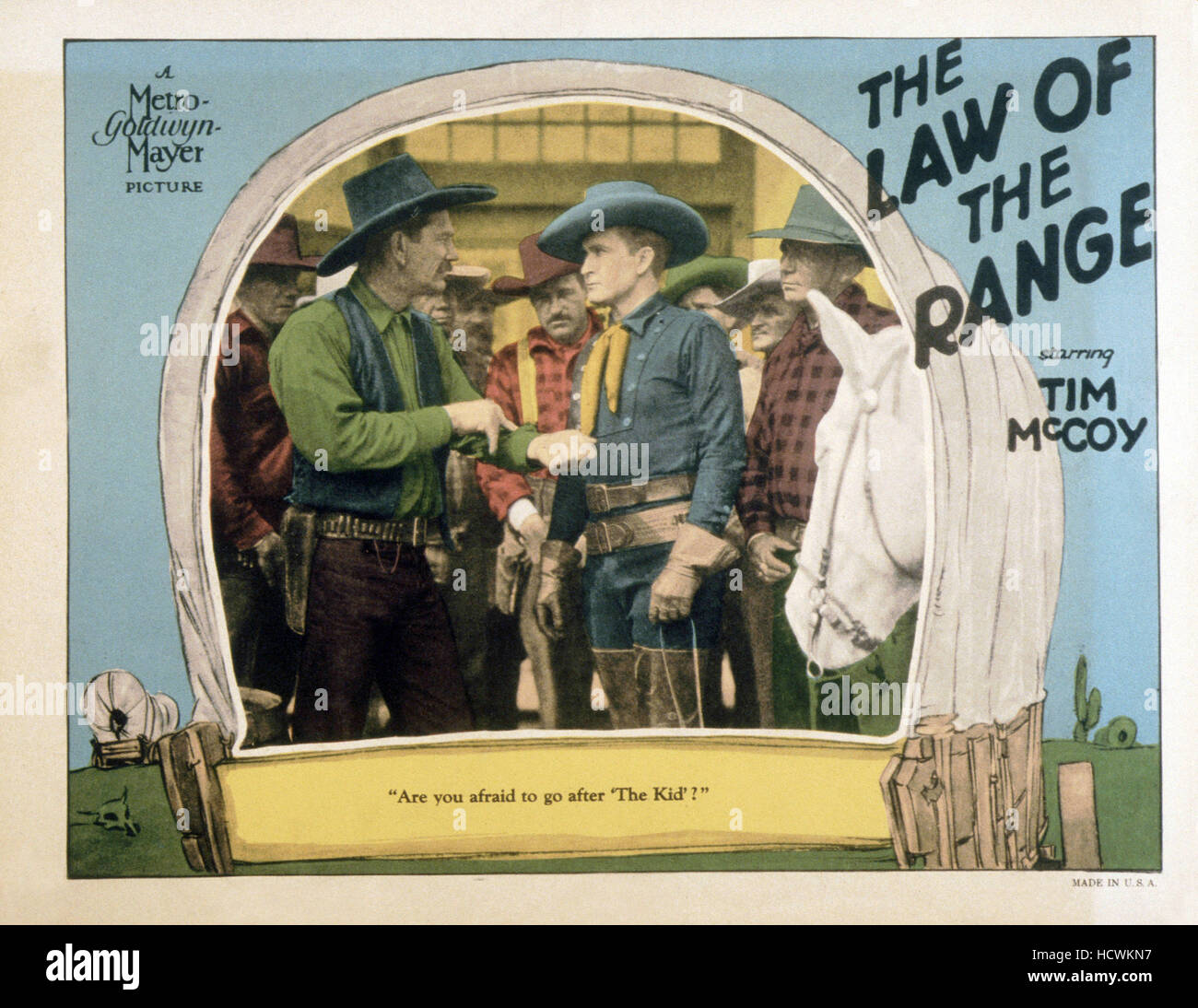 THE LAW OF THE RANGE, Tim McCoy (center), 1928 Stock Photo - Alamy