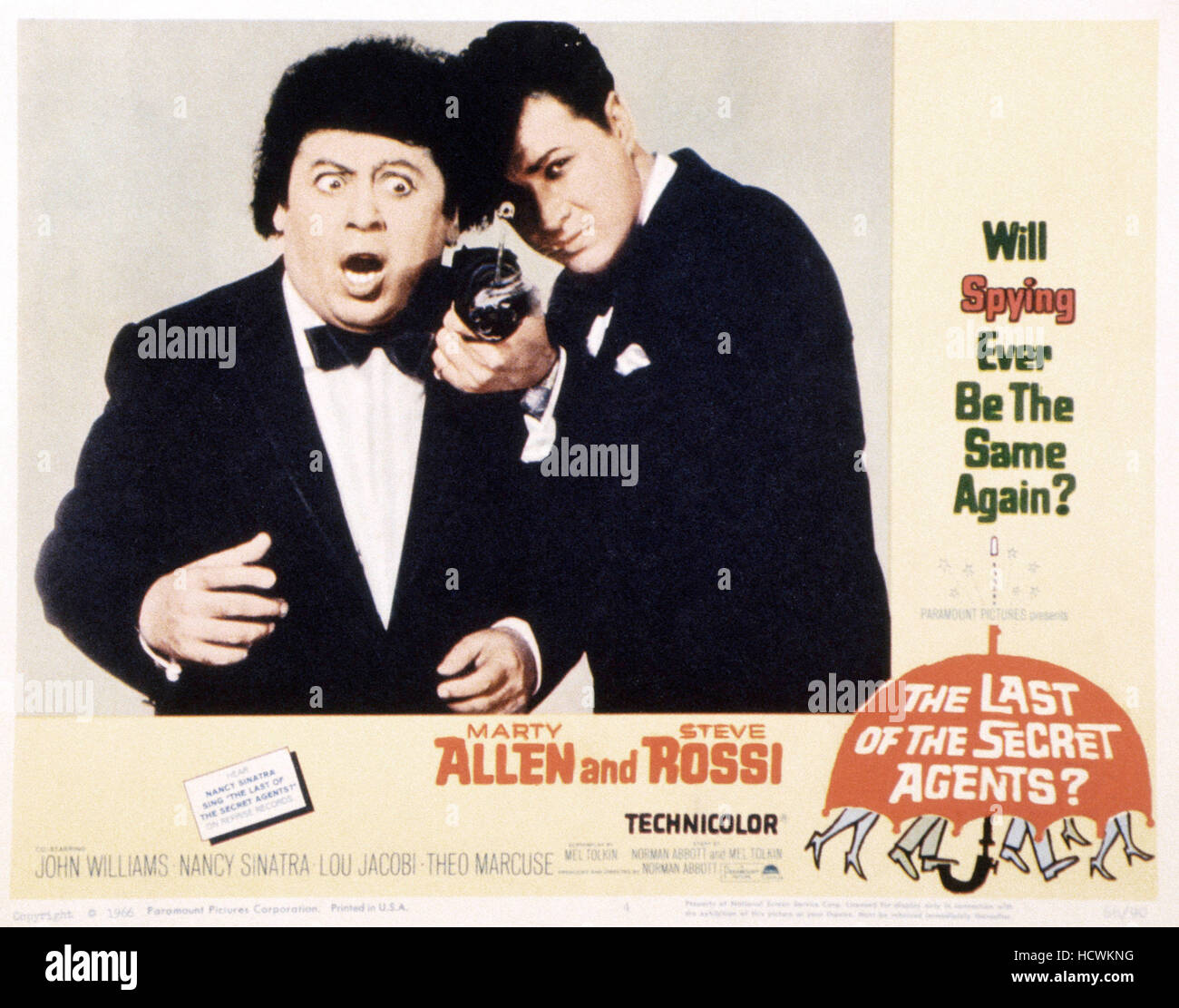 THE LAST OF THE SECRET AGENTS?, from left: Marty Allen, Steve Rossi ...