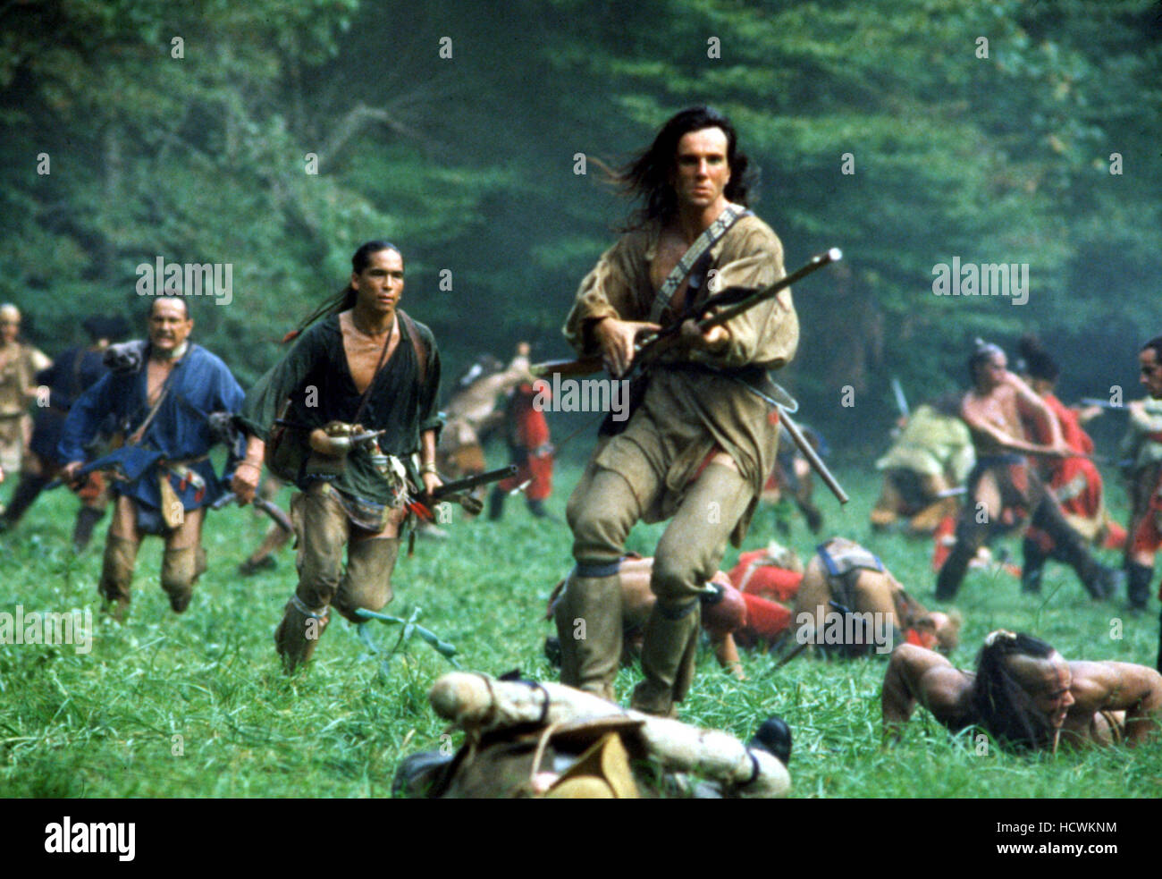 THE LAST OF THE MOHICANS, Daniel Day-Lewis, 1992. TM and Copyright ...