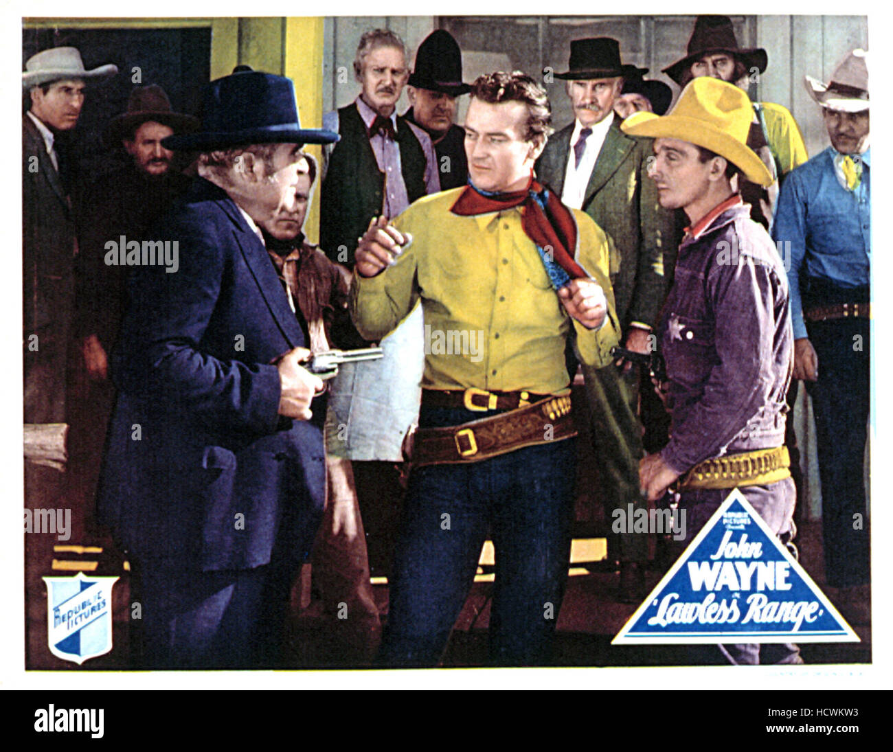 LAWLESS RANGE, John Wayne, 1935 Stock Photo - Alamy