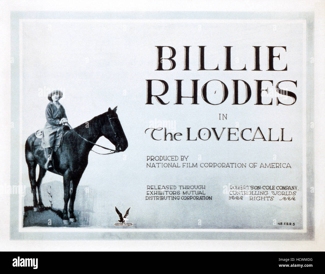 THE LOVE CALL, Billie Rhodes, 1919 Stock Photo - Alamy