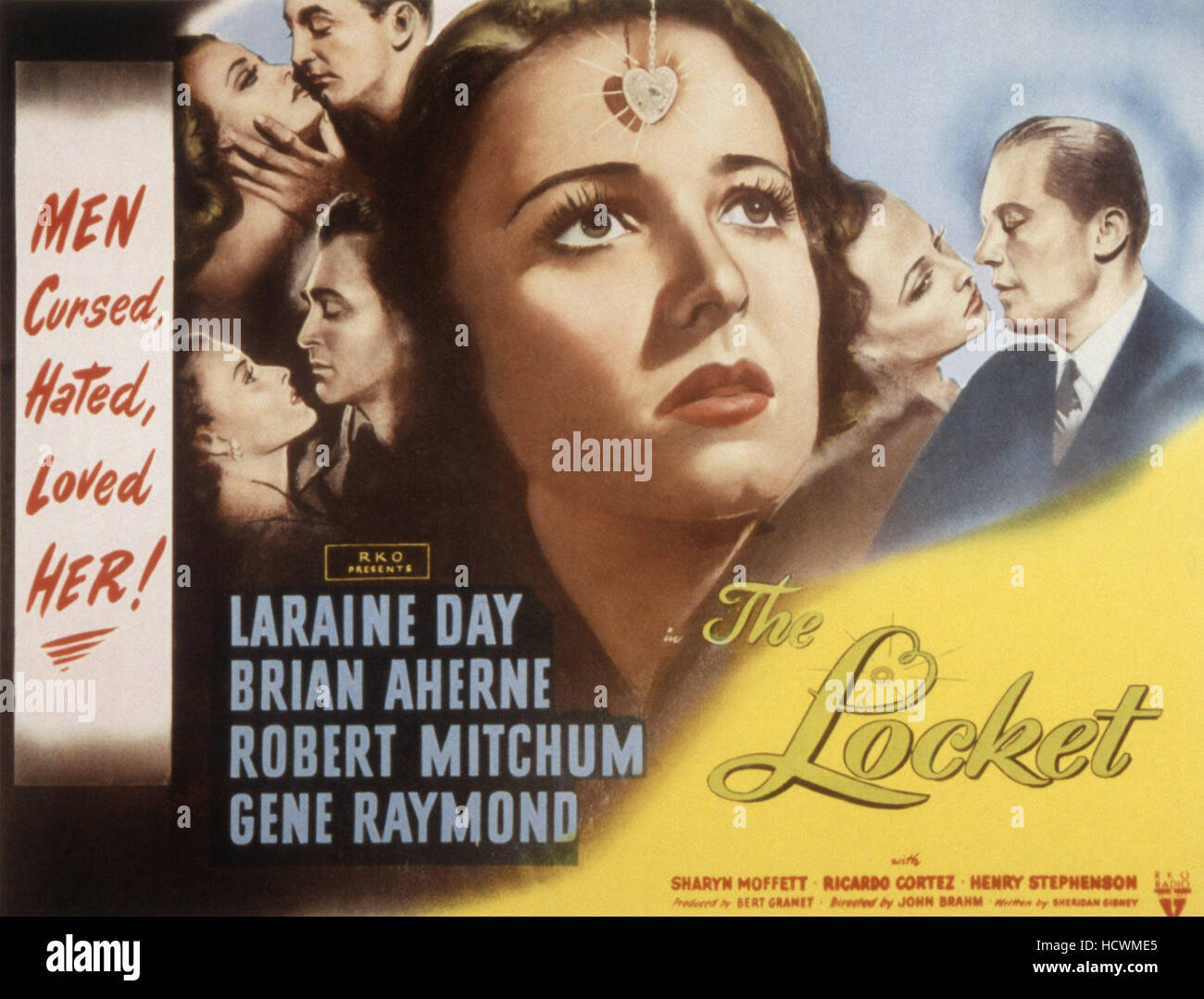 THE LOCKET, Laraine Day, Robert Mitchum, Brian Aherne, Gene Raymond ...