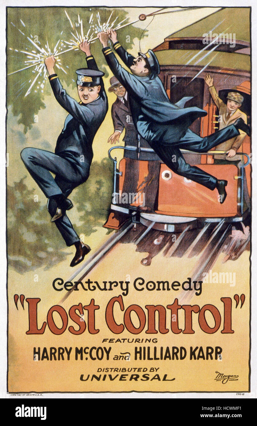 LOST CONTROL, Harry McCoy (front), 1924 Stock Photo - Alamy