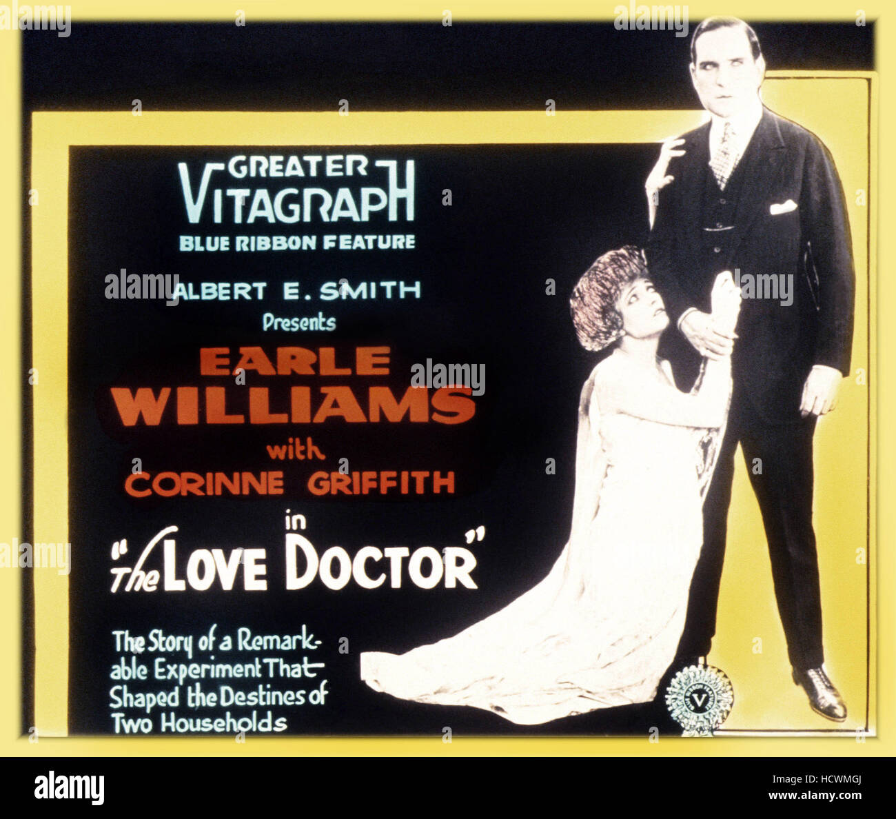 THE LOVE DOCTOR, from left: Corinne Griffith, Earle Williams, 1917 ...