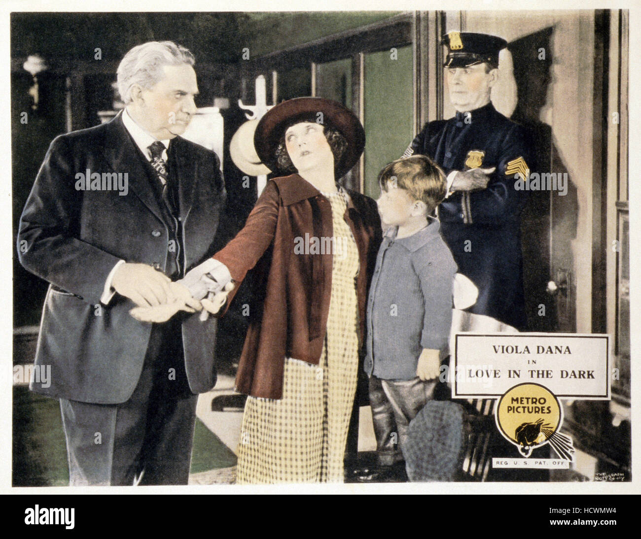 LOVE IN THE DARK, from left: Edward Connelly, Viola Dana, 1922 Stock ...