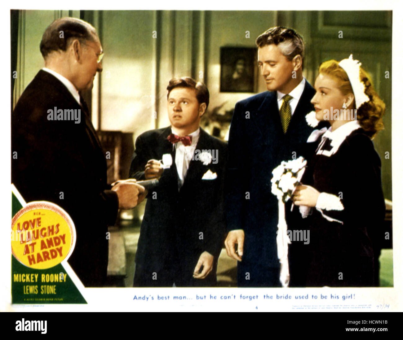 LOVE LAUGHS AT ANDY HARDY, Mickey Rooney, Richard Simmons [2], Bonita ...