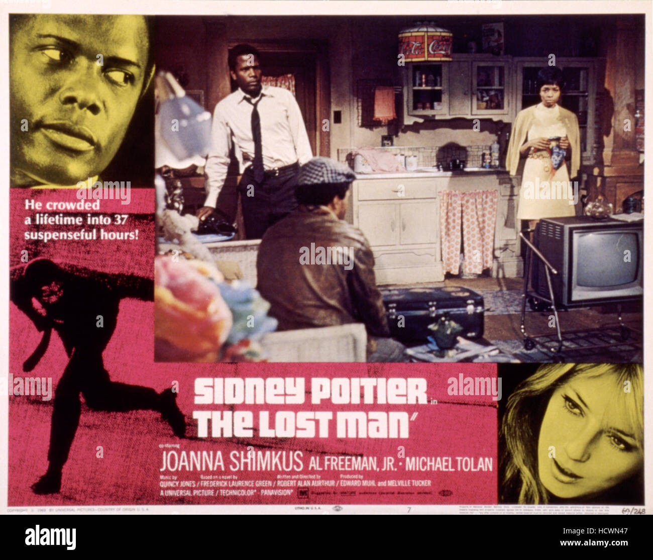 THE LOST MAN, Sidney Poitier, Beverly Todd, Joanna Shimkus, movie ...