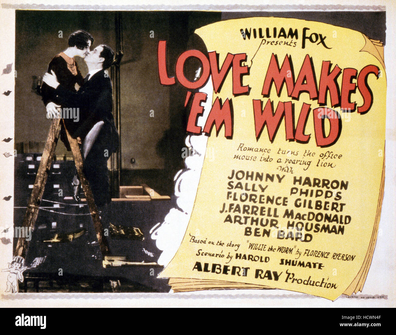 LOVE MAKES 'EM WILD, from left: Sally Phipps, John Harron, 1927. ©Fox ...