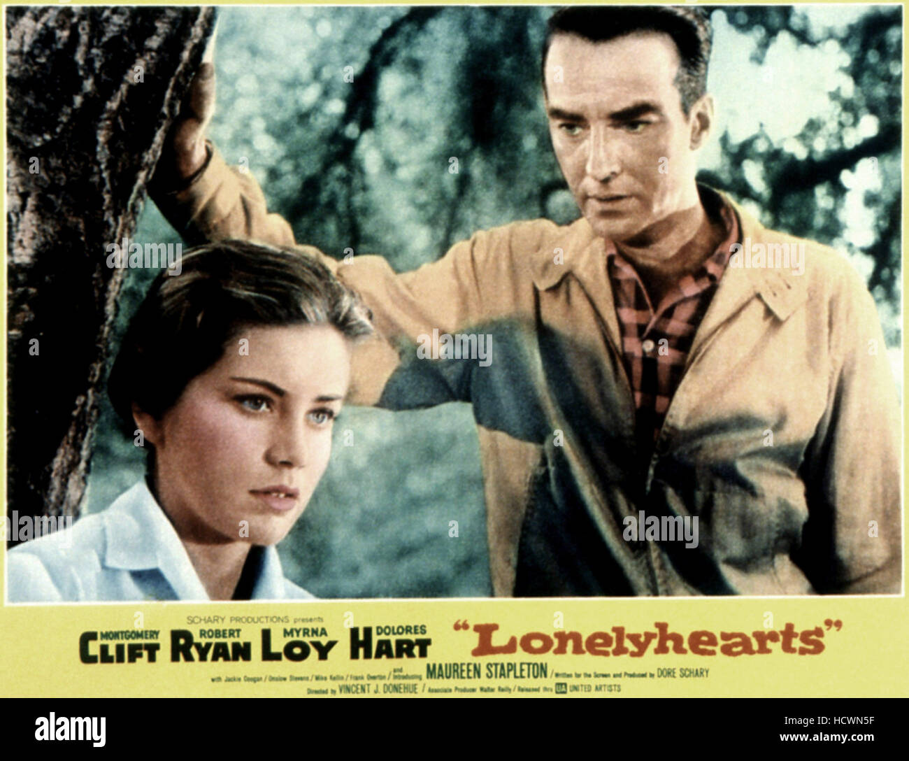LONELYHEARTS, Dolores Hart, Montgomery Clift, 1958 Stock Photo - Alamy