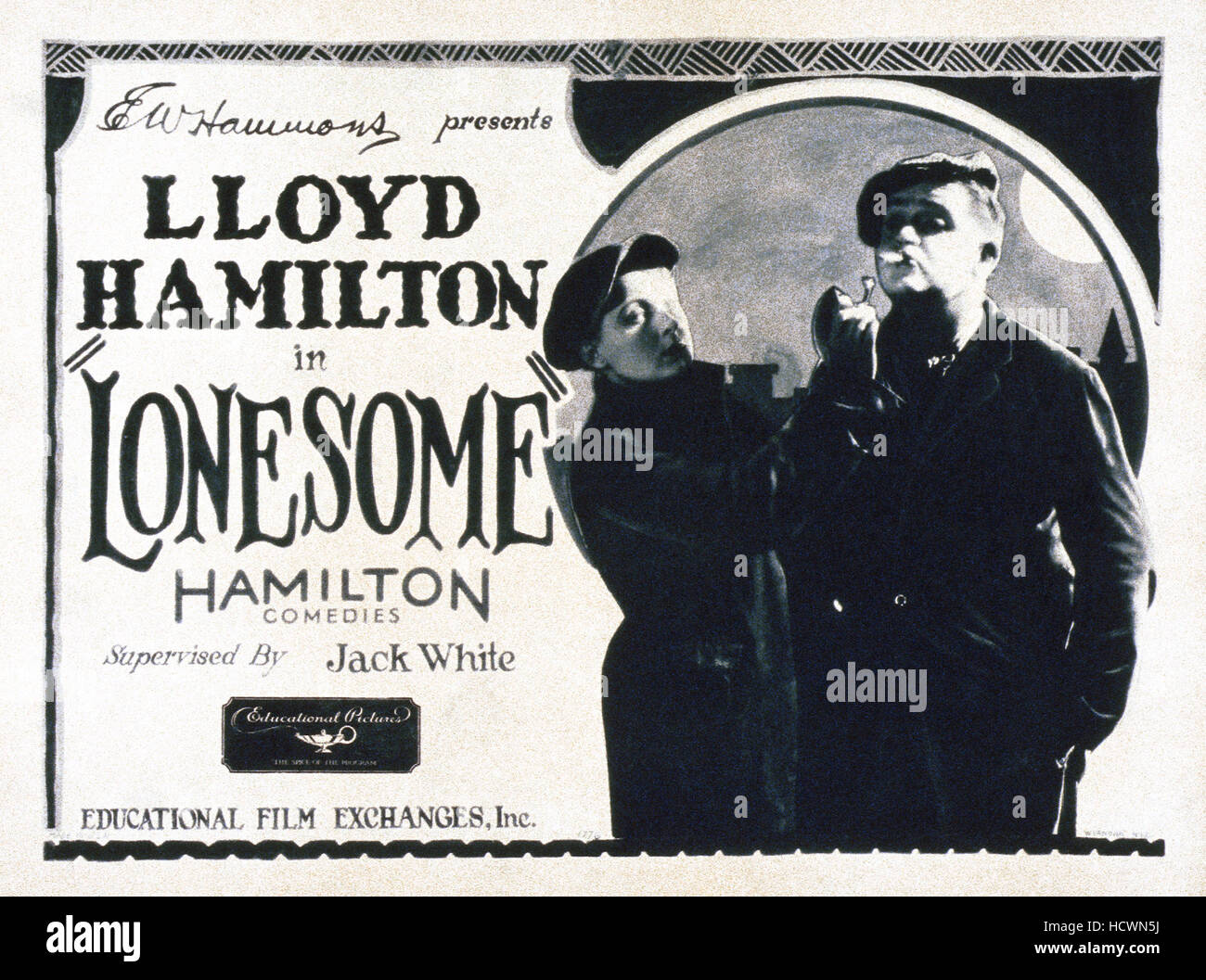 LONESOME, from left: Ruth Hiatt, Lloyd Hamilton, 1924 Stock Photo - Alamy
