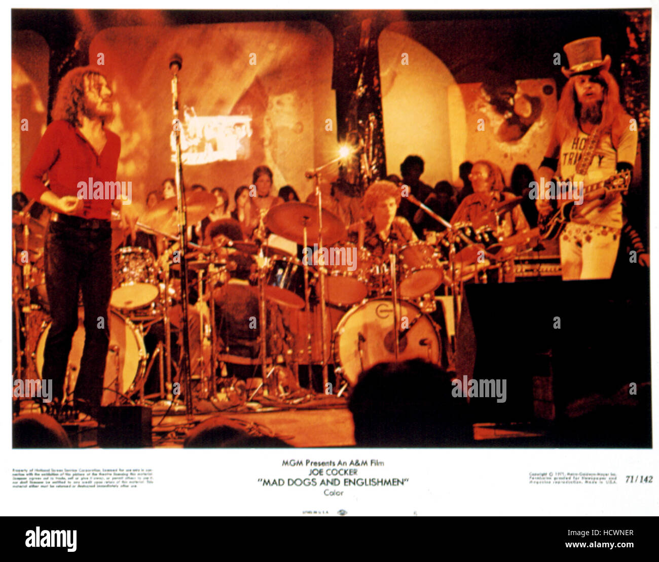 MAD DOGS AND ENGLISHMEN, (lobbycard), Joe Cocker (left), Leon Russell ...