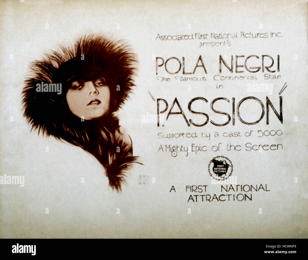 MADAME DUBARRY, (aka PASSION), Pola Negri, 1919 Stock Photo - Alamy