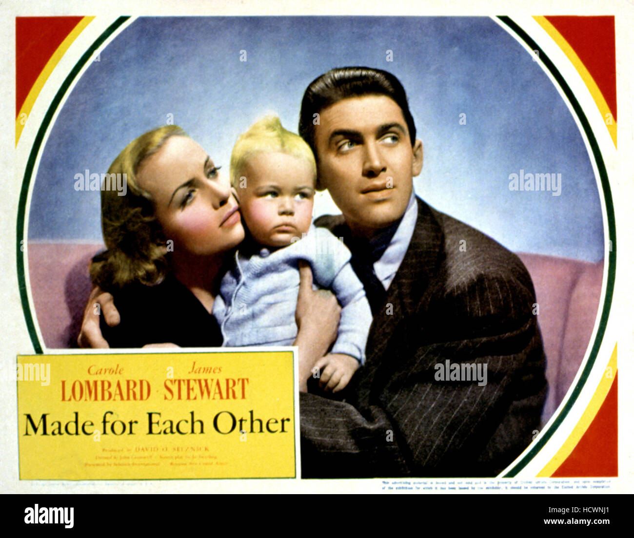 MADE FOR EACH OTHER, Carole Lombard, Bonnie Belle Barber, James Stewart ...