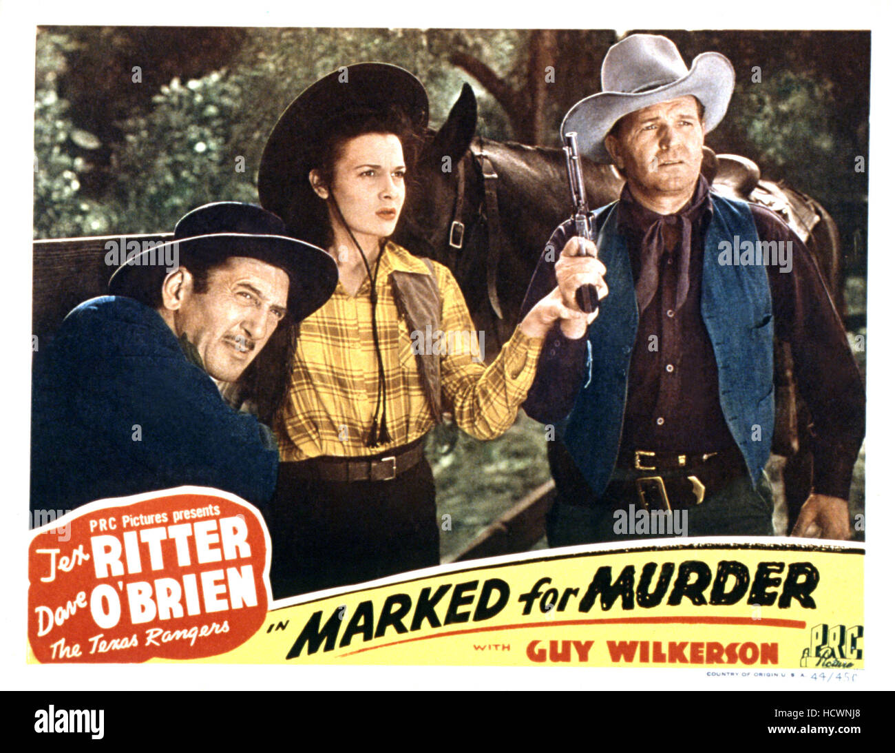 MARKED FOR MURDER, from left: Bob Kortman, Marilyn McConnell, Ed ...