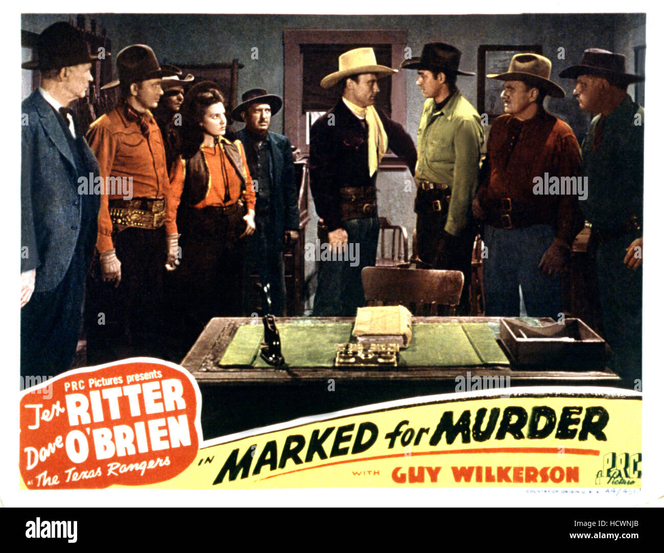 MARKED FOR MURDER, first, second, fourth and sixth from left: Henry ...