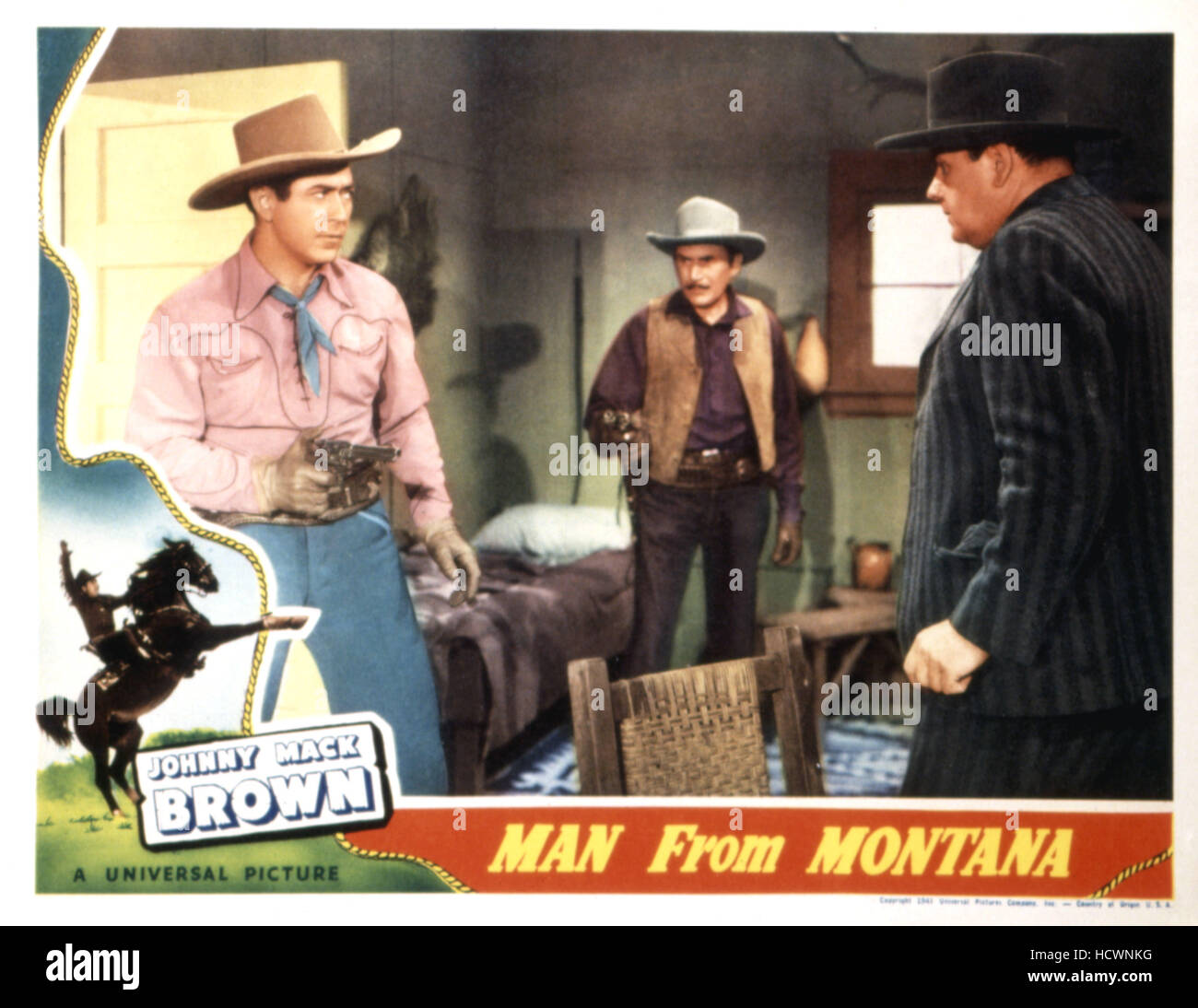 THE MAN FROM MONTANA, Johnny Mack Brown, 1941 Stock Photo - Alamy