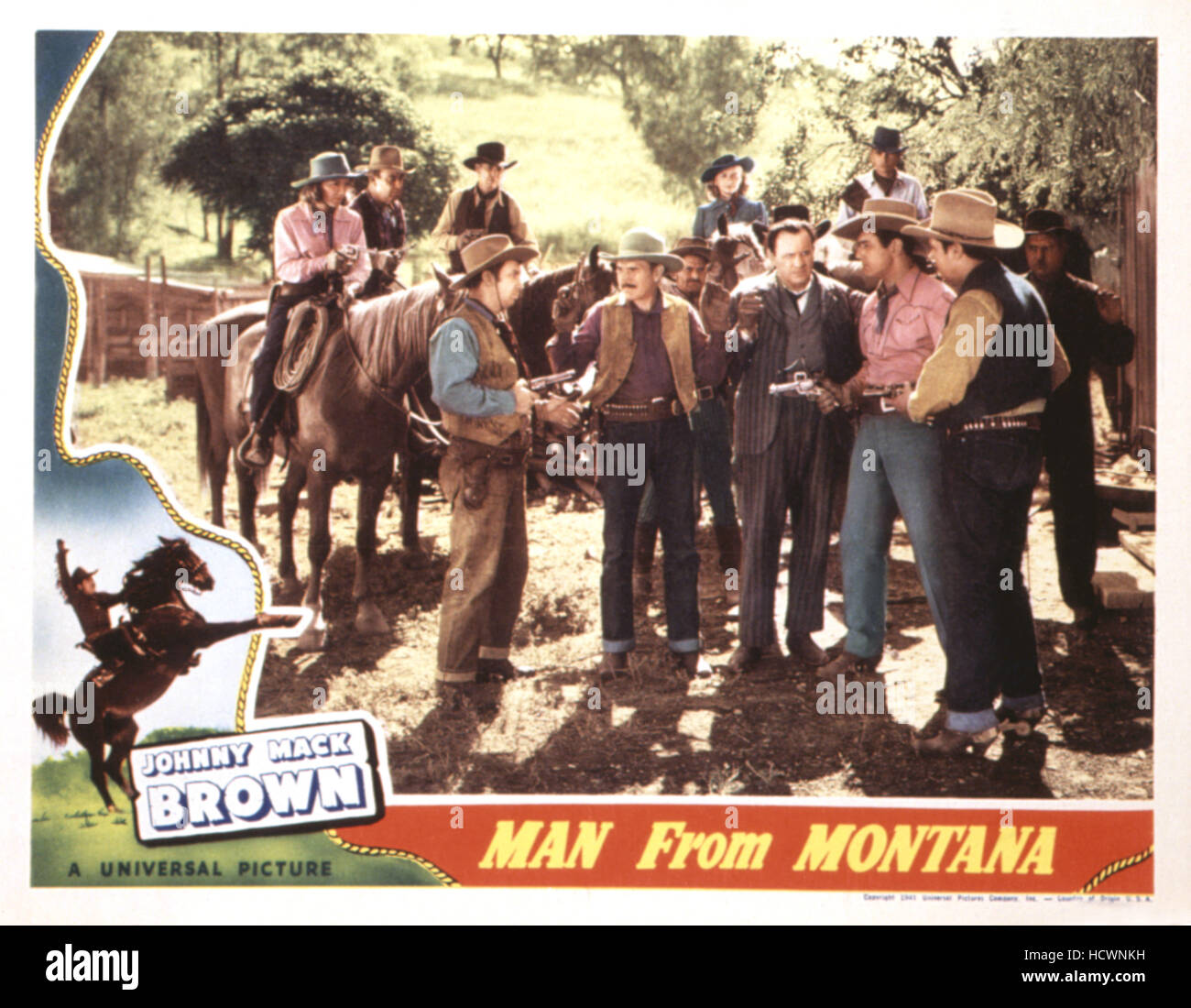 THE MAN FROM MONTANA, Nell O'Day, Fuzzy Knight, Johnny Mack Brown ...