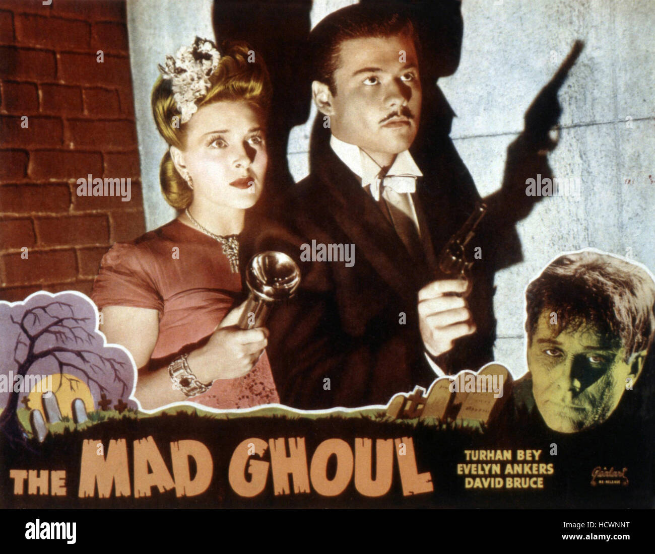 THE MAD GHOUL, Evelyn Ankers, Turhan Bey, David Bruce, 1943 Stock Photo ...