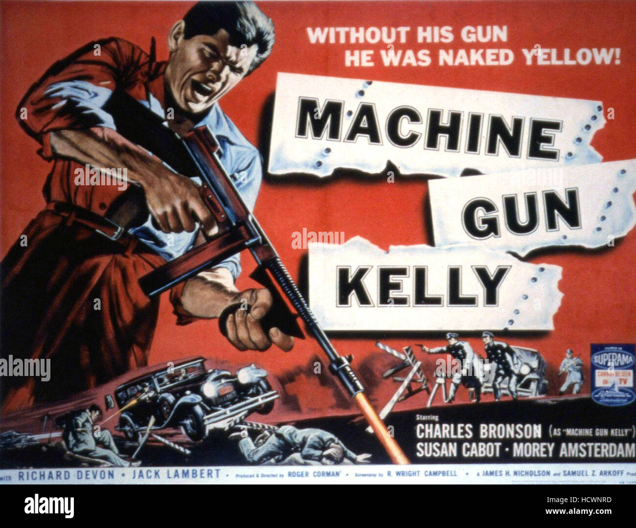 MACHINE-GUN KELLY, Charles Bronson, 1958 Stock Photo - Alamy