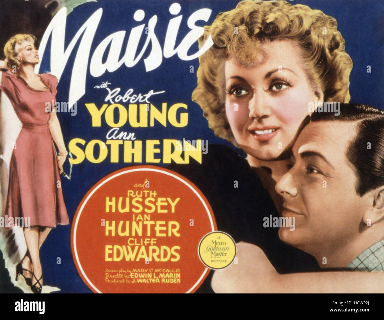 MAISIE, Ann Sothern, Robert Young, 1939 Stock Photo - Alamy