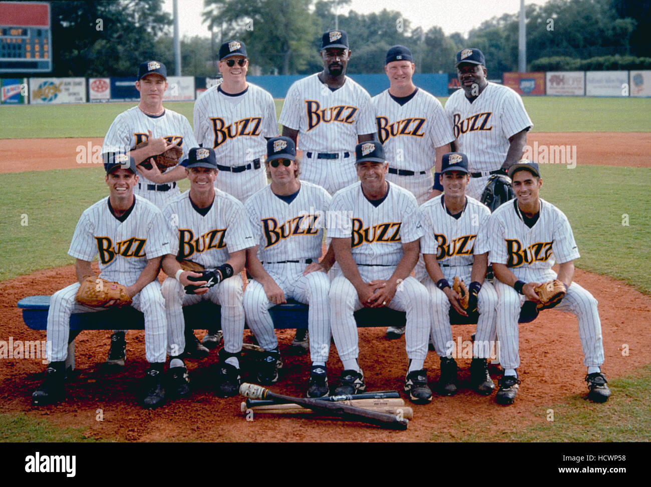 MAJOR LEAGUE: BACK TO THE MINORS, (back L-R) Judson Mills, Peter ...