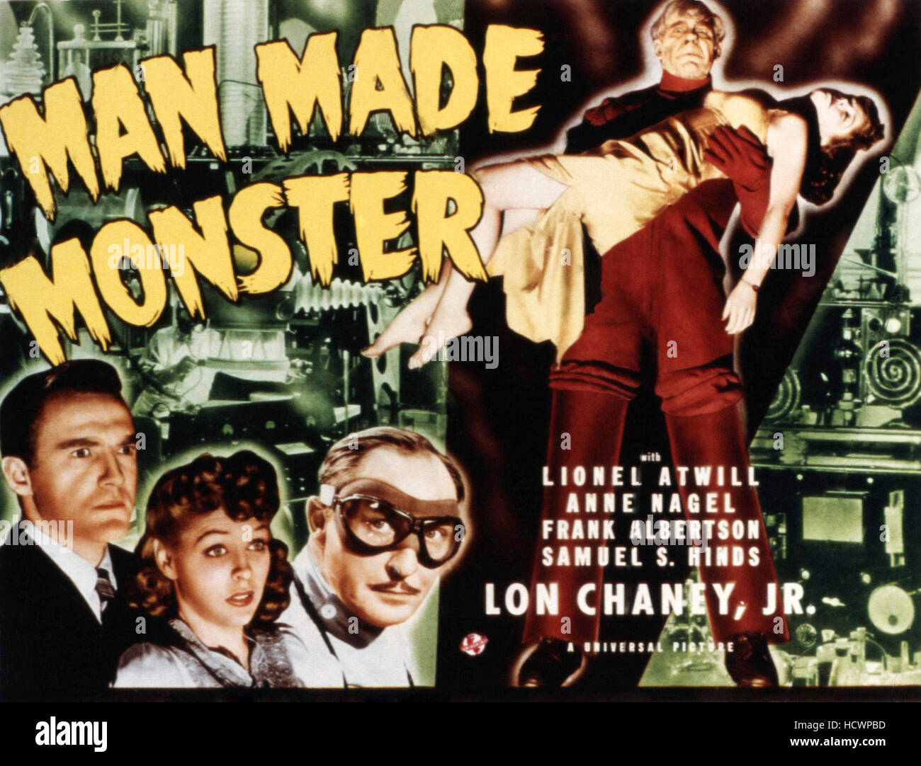 MAN MADE MONSTER, Frank Albertson, Anne Nagel, Lionel Atwill, Lon ...