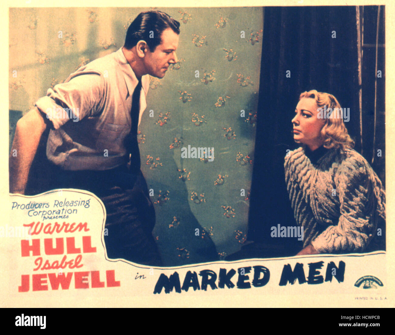 MARKED MEN, Warren Hull, Isabel Jewell, 1940 Stock Photo - Alamy