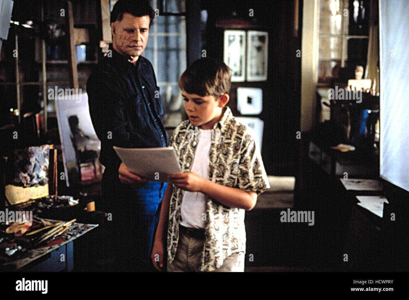 MAN WITHOUT A FACE, Mel Gibson, Nick Stahl, 1993 Stock Photo - Alamy
