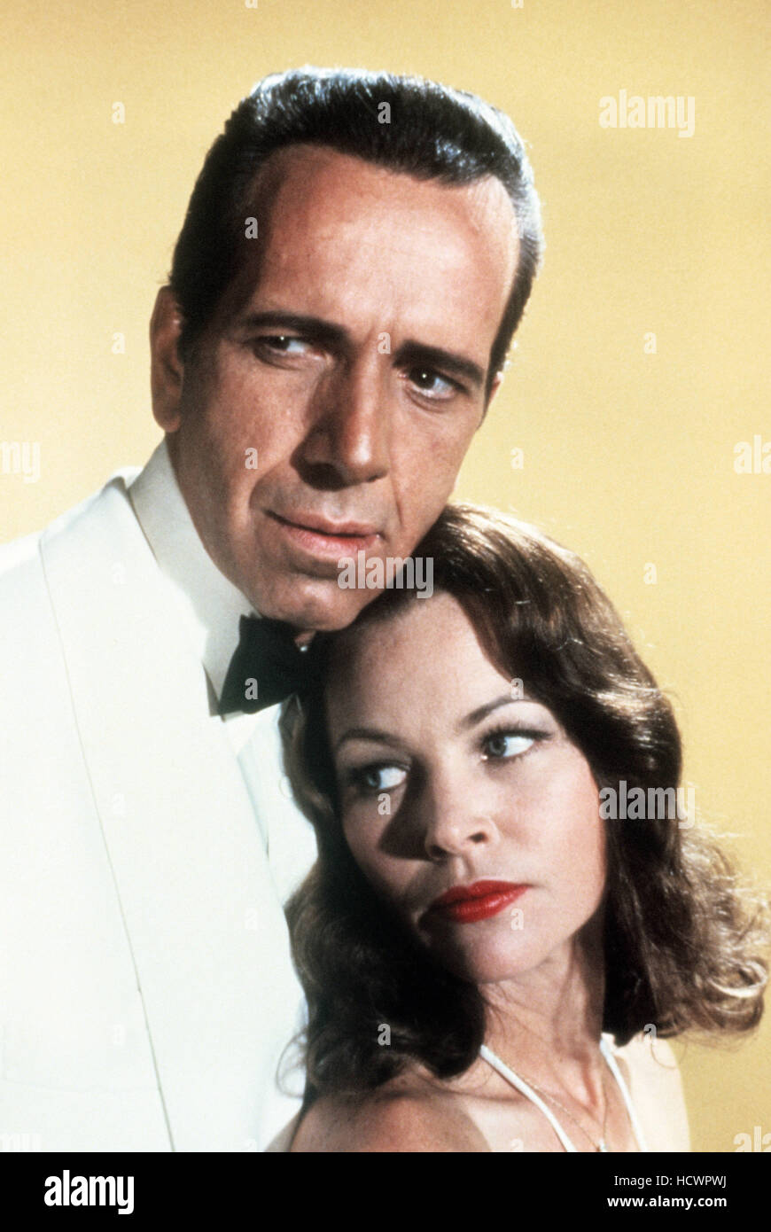 THE MAN WITH BOGART'S FACE, from left: Robert Sacchi, Michelle Phillips ...