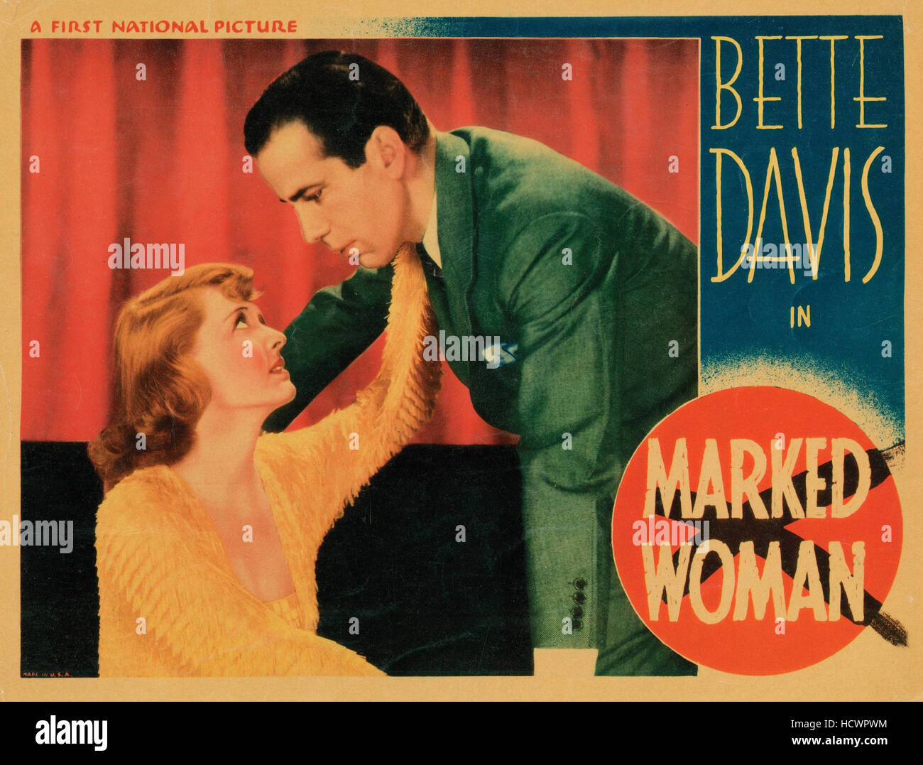 MARKED WOMAN, Bette Davis, Humphrey Bogart, 1937 Stock Photo - Alamy