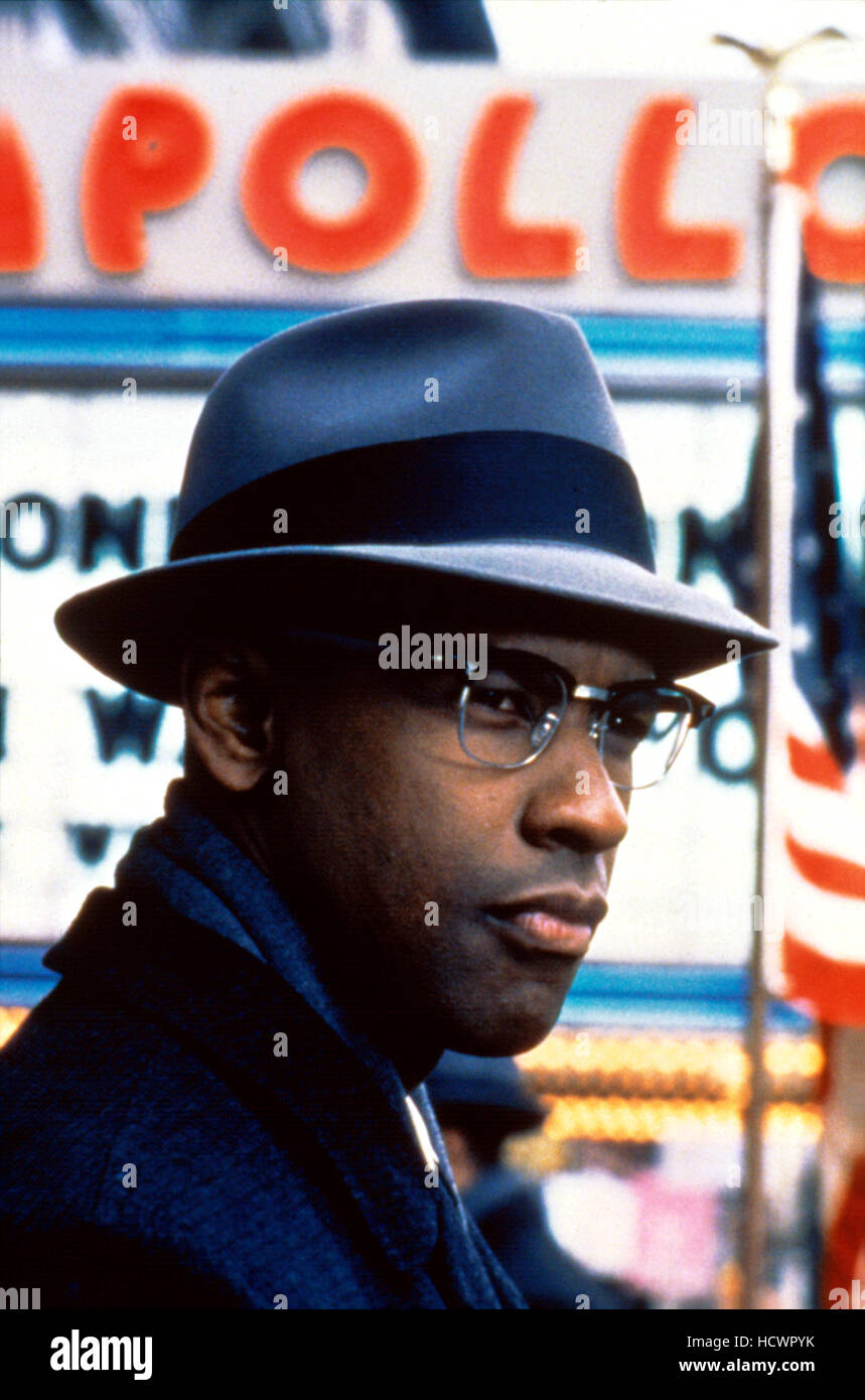 MALCOLM X, Denzel Washington, 1992 Stock Photo - Alamy